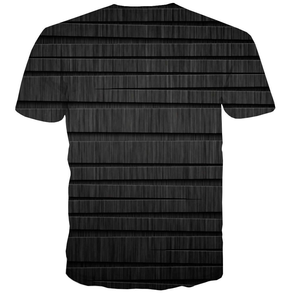 black irregular texture tshirt special texture top tee men art costume ...