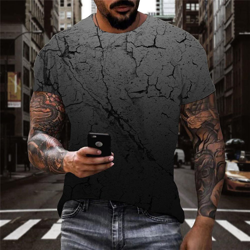 Dark Crackle Texture shirt special texture 3D tshirt art costume man ...