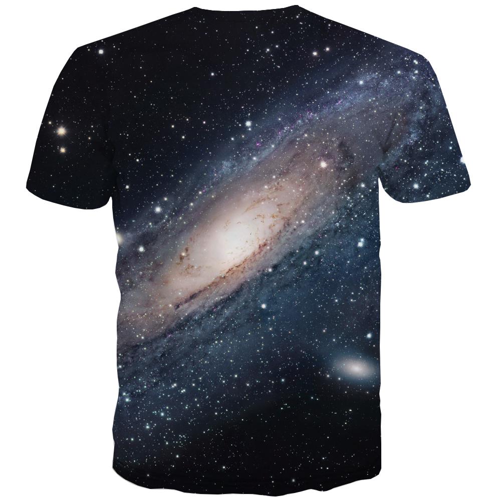 Galaxy T shirts Men Planet Tshirt Printed Starry Sky T-shirts Graphic ...
