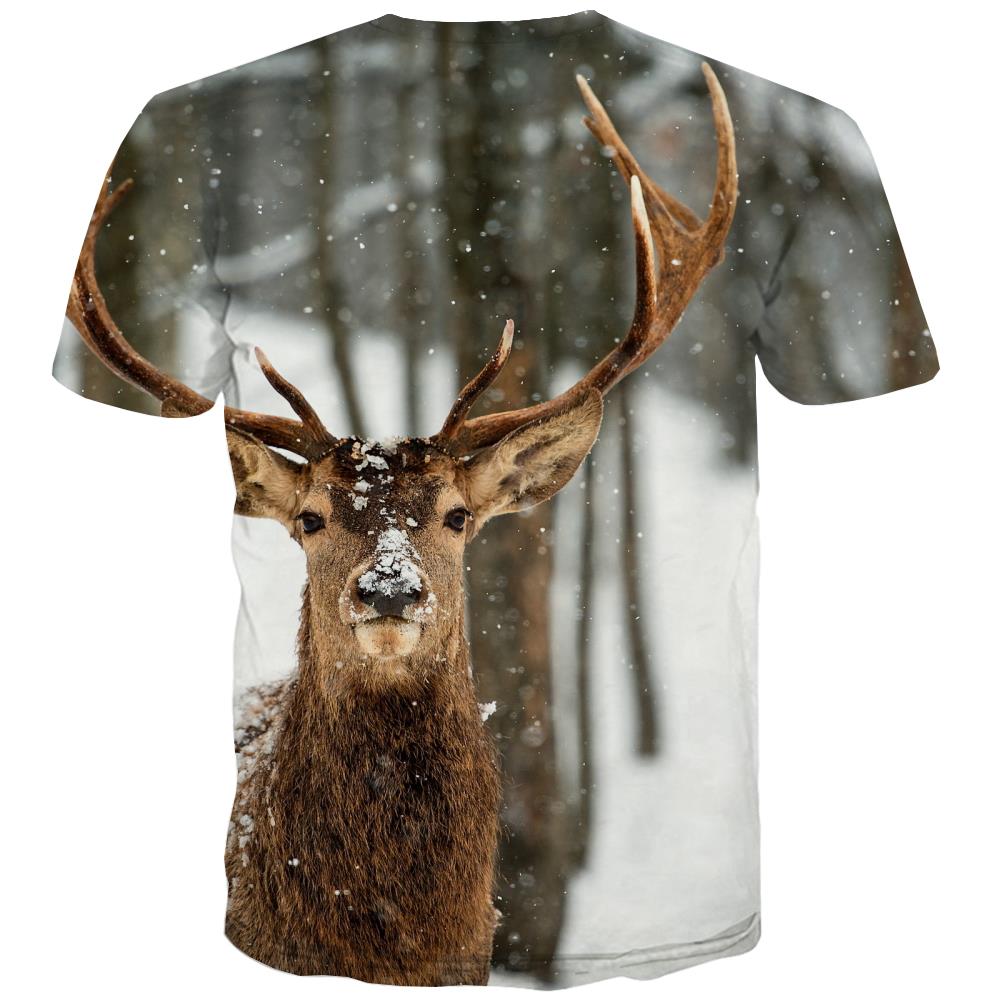 Hunting T shirts Men Jungle Tshirt Printed Deer Shirt Print Shooter T ...